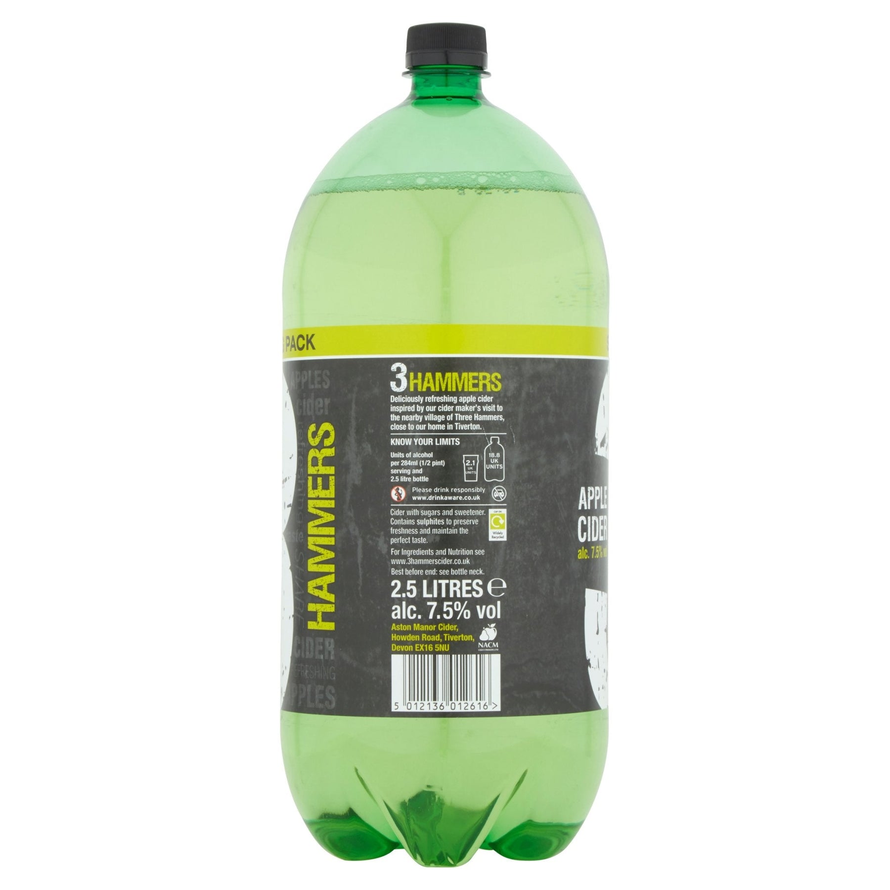 3 Hammers Apple Cider 2.5 Litres – Fletcher Drinks