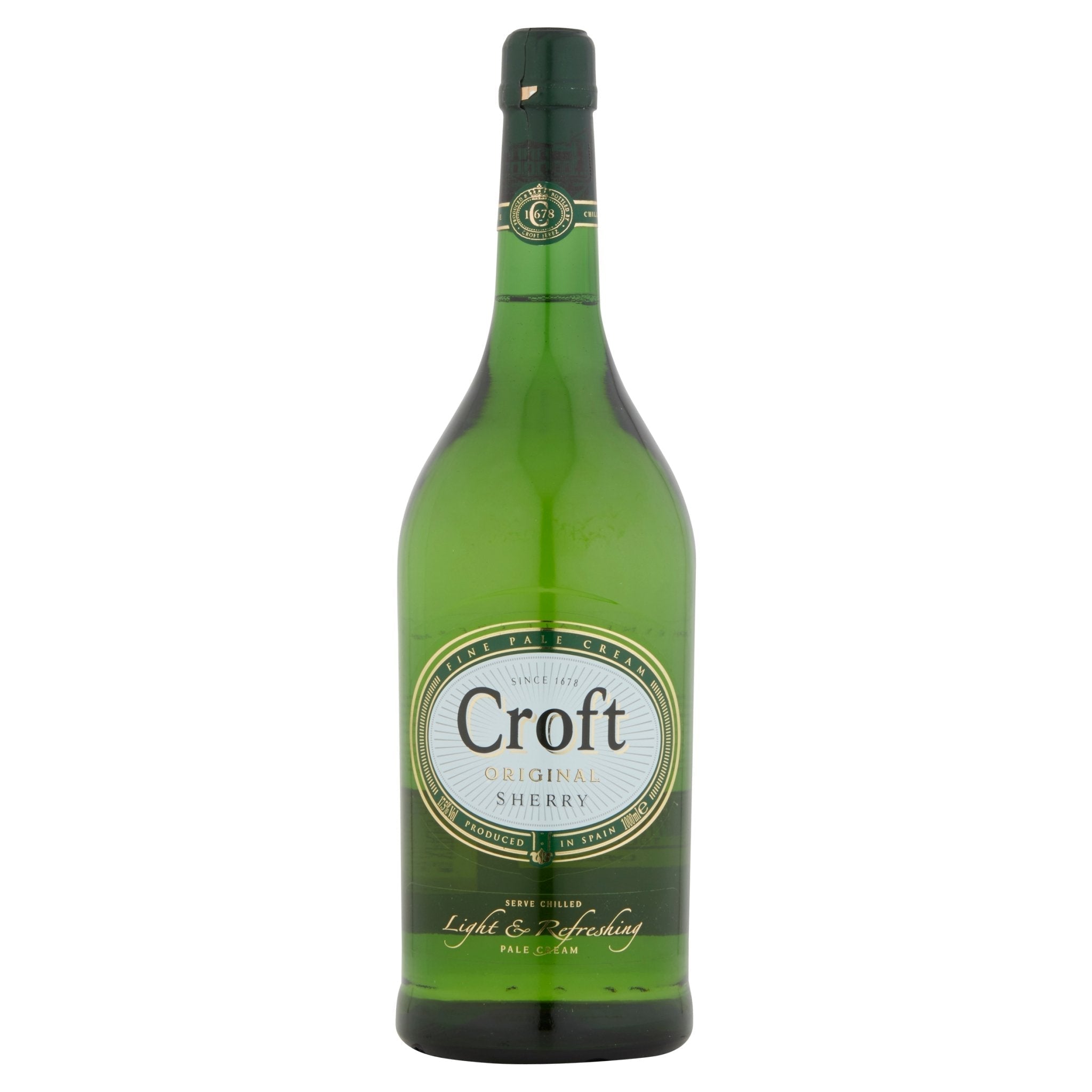 Croft Original Pale Cream Sherry 1L – Fletcher Drinks