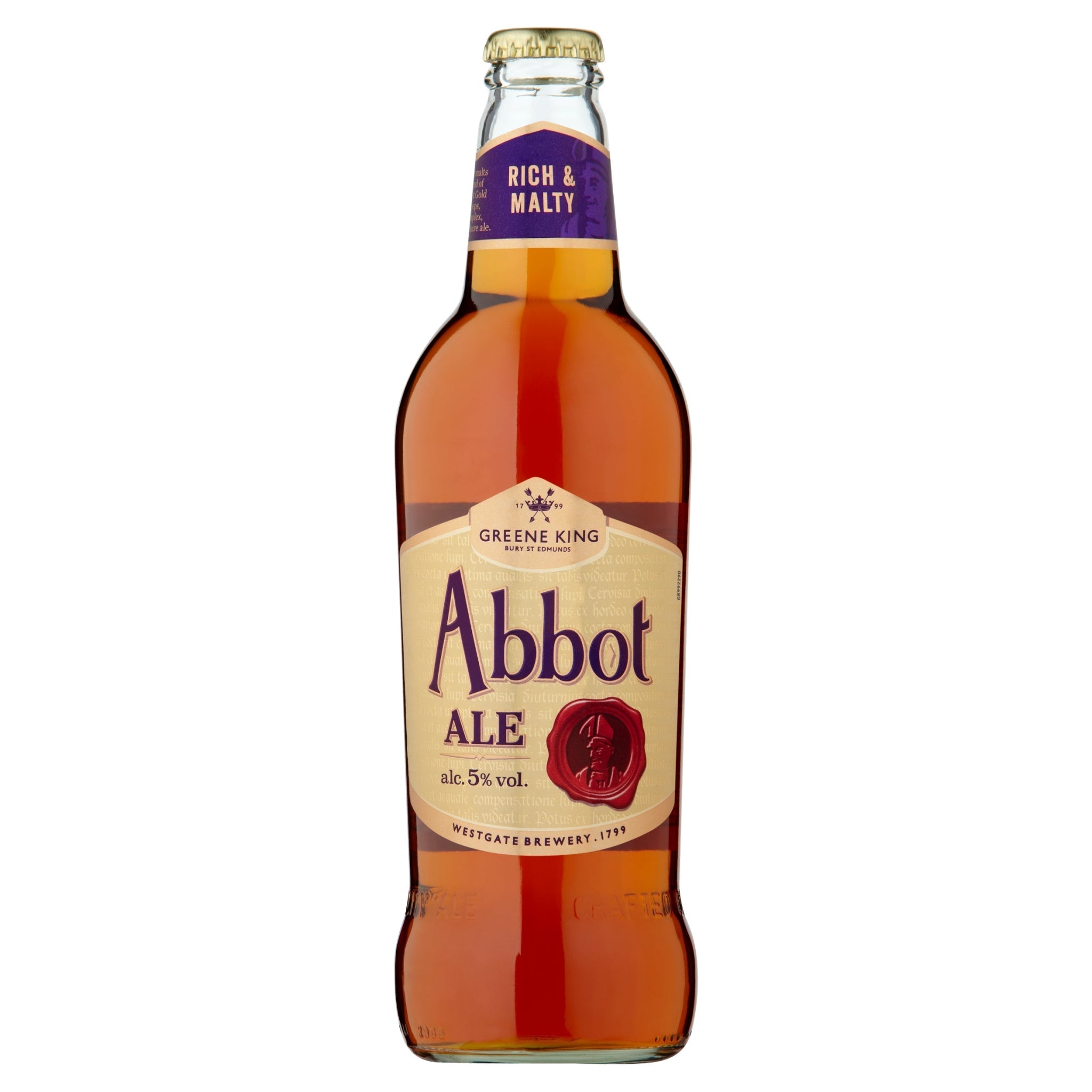Greene King Abbot Ale 500ml Bottle – Fletcher Drinks