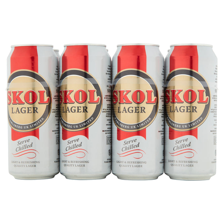 Skol Lager 24 x 440ml – Fletcher Drinks
