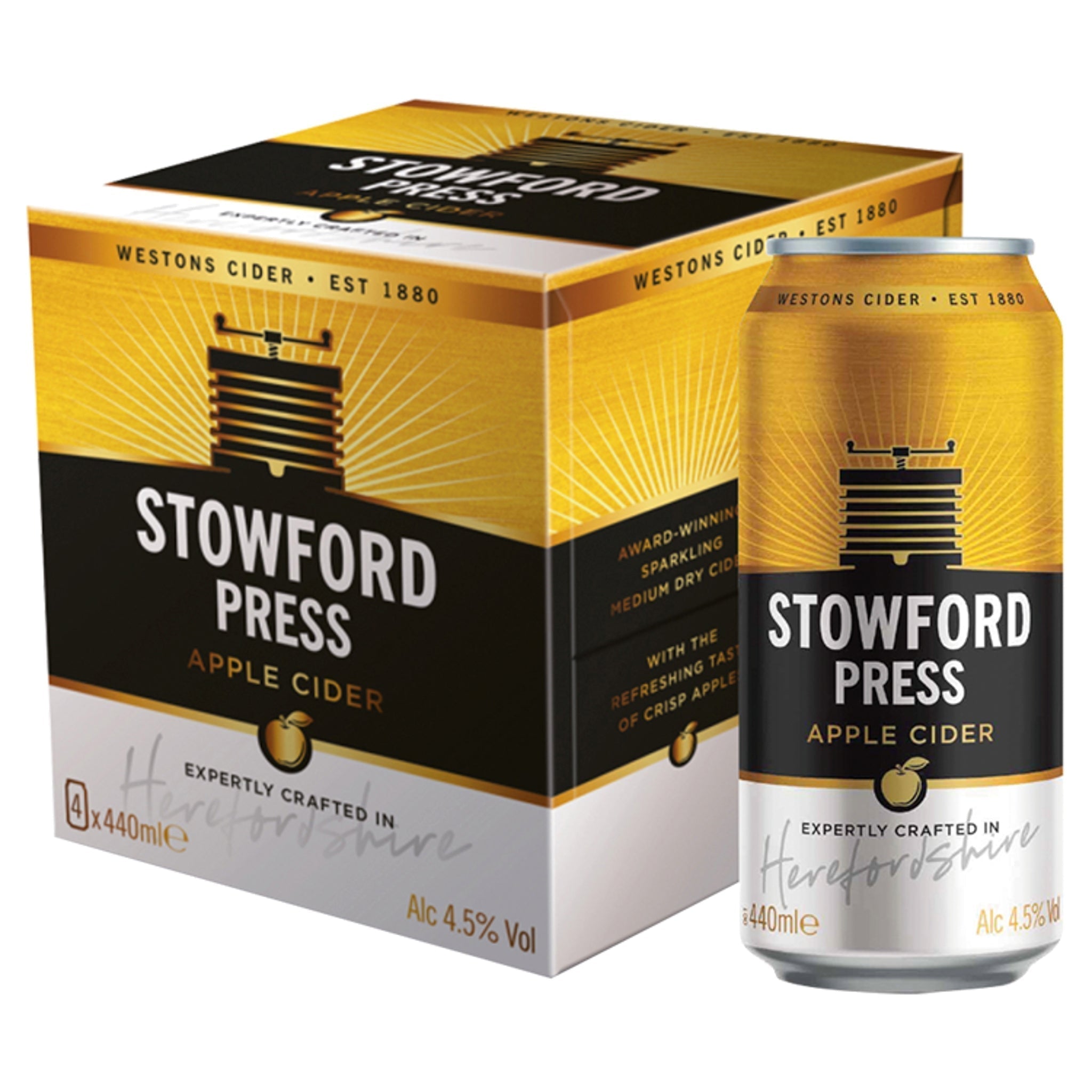 Stowford Press Apple Cider 4 x 440ml – Fletcher Drinks