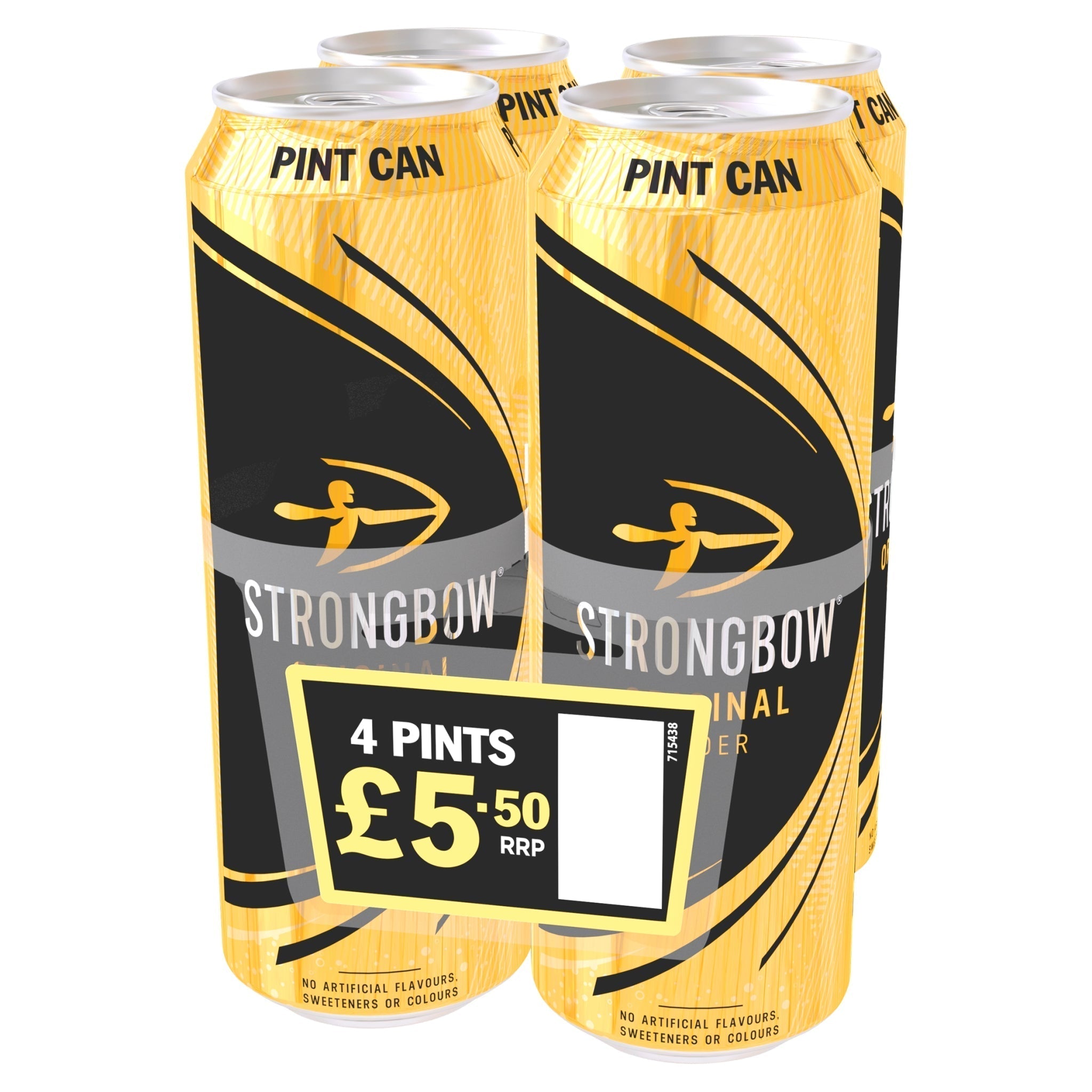 Strongbow Original Cider 4 x 568ml Cans – Fletcher Drinks